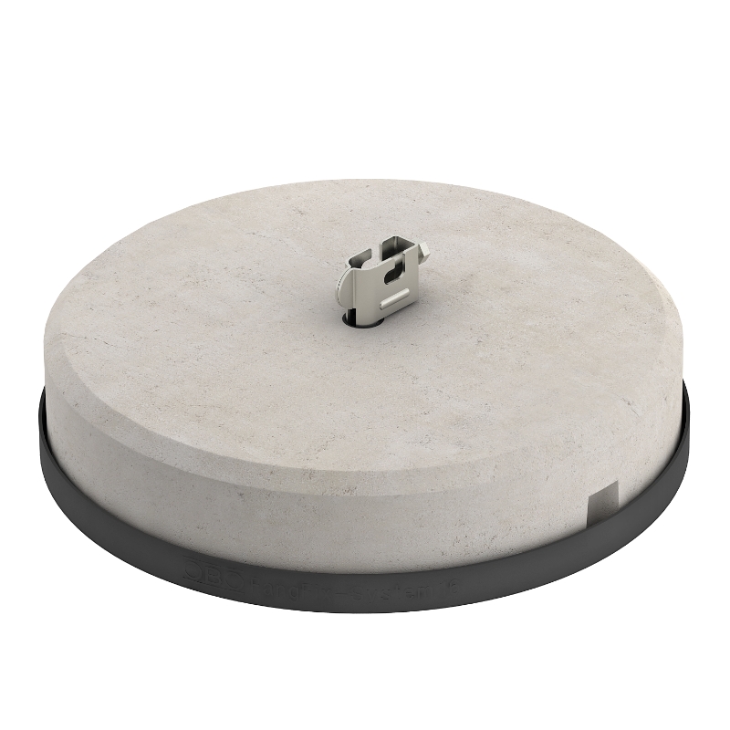 Бетонное основание OBO Bettermann FangFix с рамкой, F-FIX-10 (5403103 ...